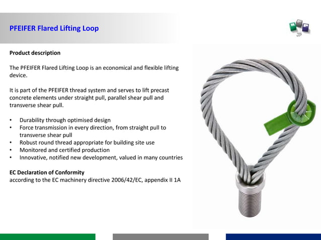 PFEIFER - Lifting Anchor Systems | PPTX | Construction Industry ...