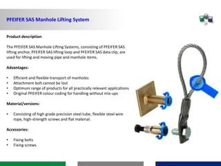 PFEIFER - Lifting Anchor Systems | PPTX