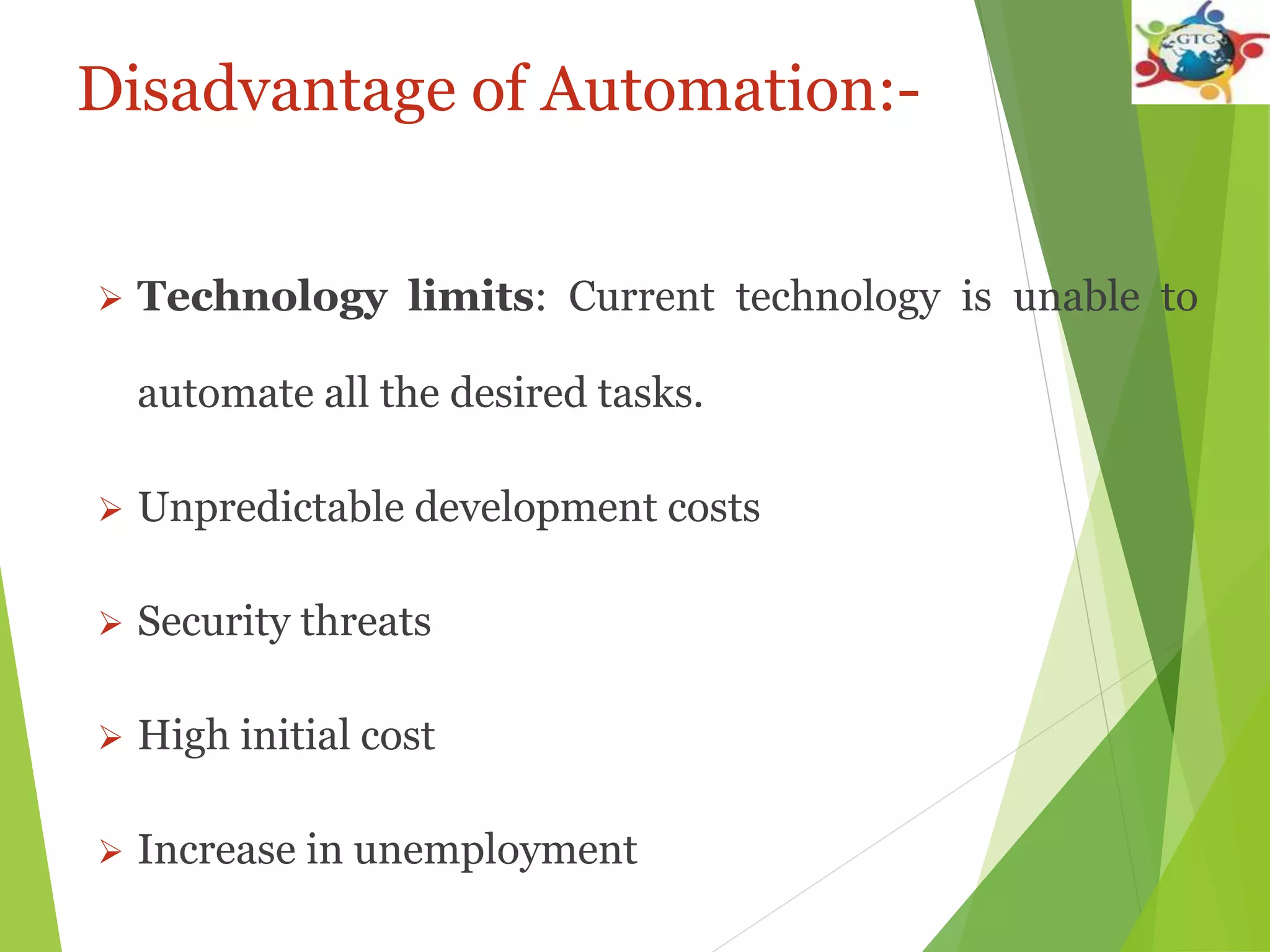 Power point presentation on Industrial Automation | PPTX