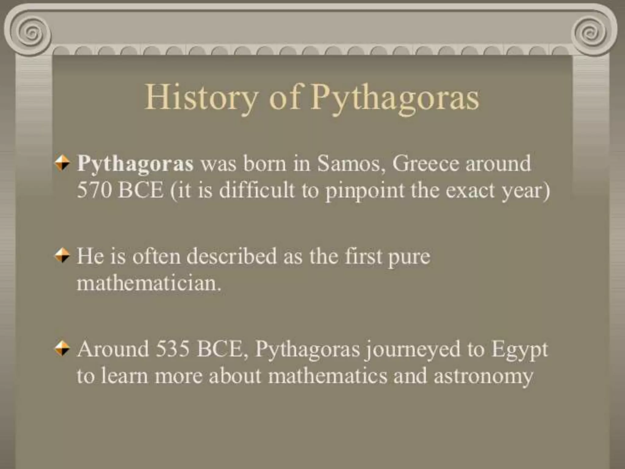 Pythagoras ppt | PPT