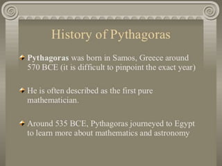 Pythagoras ppt | PPT