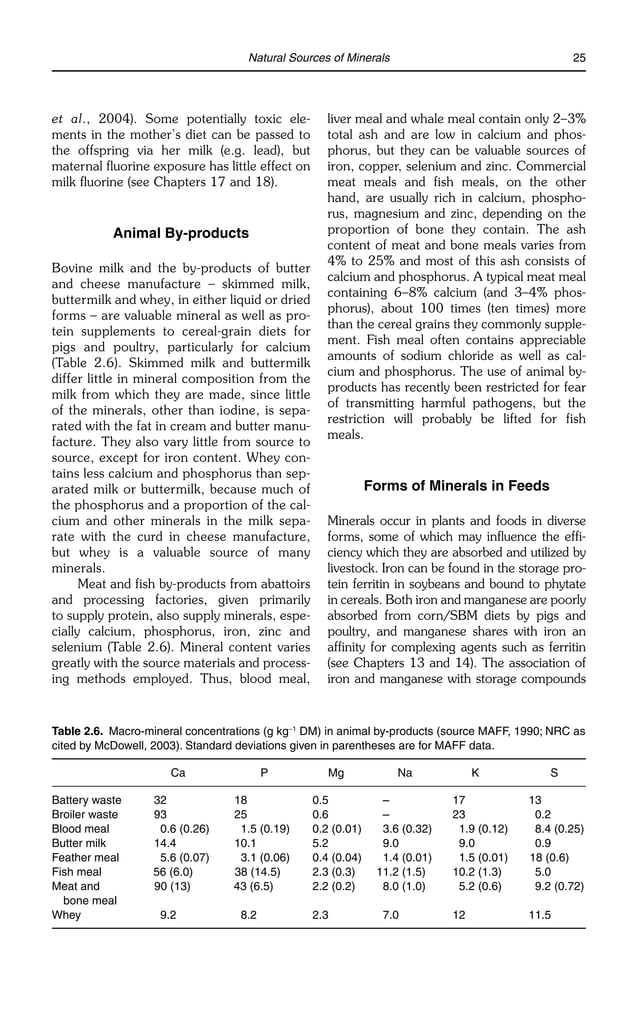 Minerals in animal_nutrition | PDF