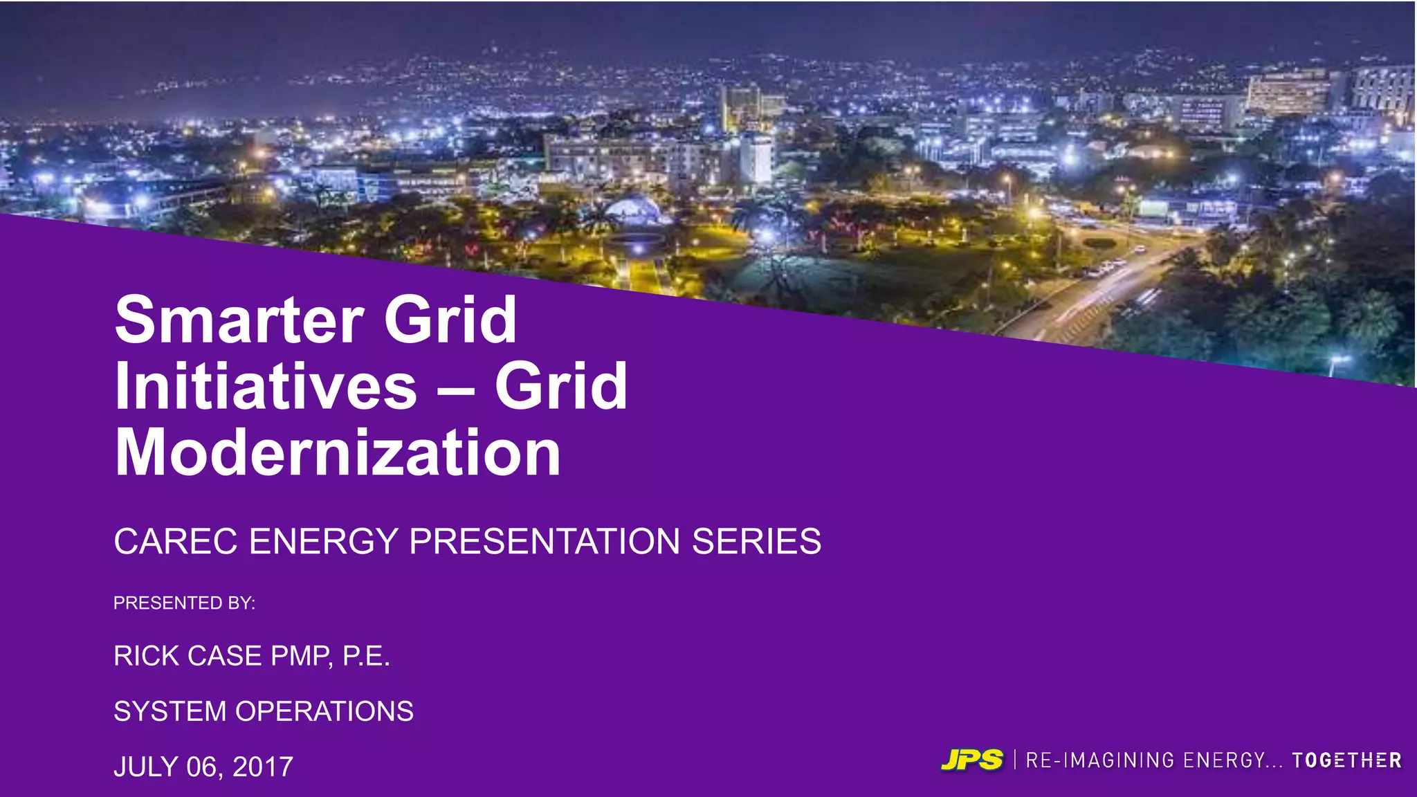 SMARTER Grid Initiatives & Grid Modernization - CAREC Energy ...