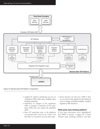 Open Banking : The Rise of the Cloud Platform | PDF