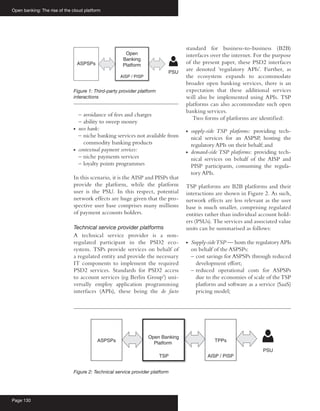 Open Banking : The Rise of the Cloud Platform | PDF
