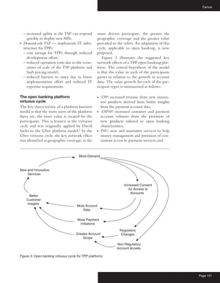 Open Banking : The Rise of the Cloud Platform | PDF
