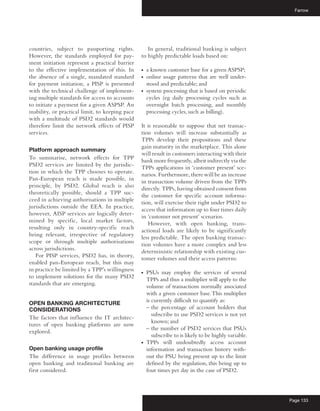 Open Banking : The Rise of the Cloud Platform | PDF