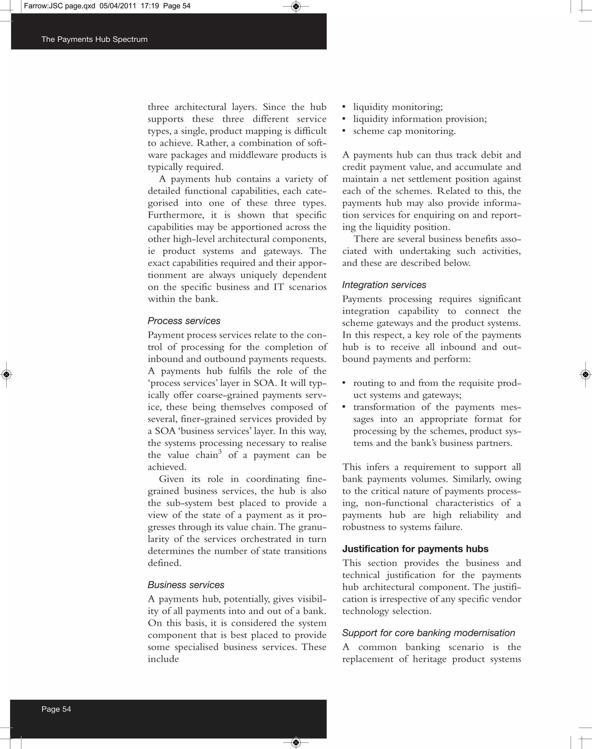 The Payments Hub Spectrum | PDF