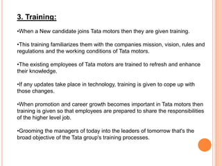 HR Policy and HR Practices of Tata Motors | PPTX