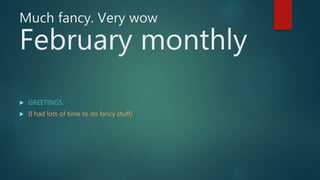 General Quiz February Monthly | PPTX