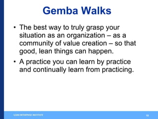 Taking a Gemba Walk | PPT