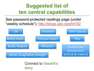 Martha Nussbaum on the political role of philosophy and the ...