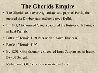 Muslim Advent in the subcontinent. Arrival of the Muslims in Indo-Pak ...