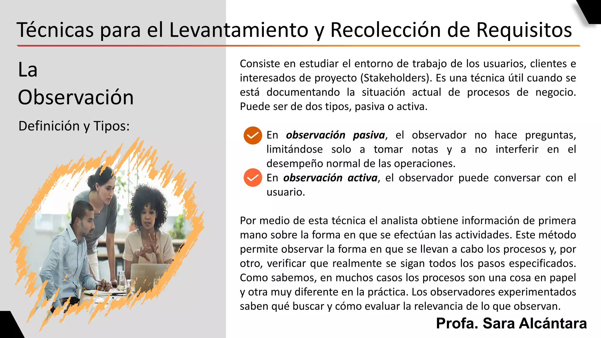 Tema N° 6 Técnicas para el Levantamiento y Recolección de Requisitos | PDF