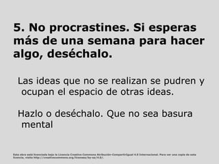 The cult of done manifesto (español) | PPTX