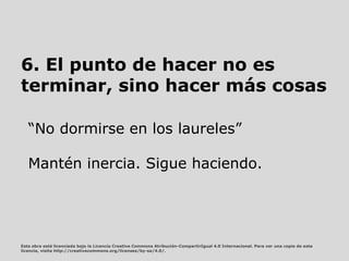 The cult of done manifesto (español) | PPTX