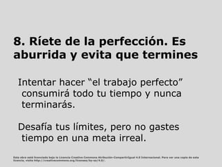 The cult of done manifesto (español) | PPTX