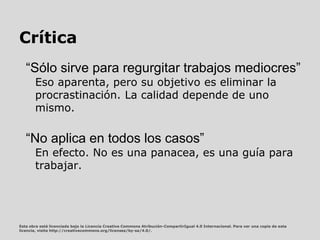 The cult of done manifesto (español) | PPTX