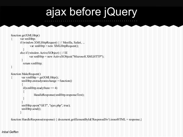 Jqeury ajax plugins