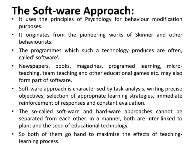 Hardware, software and systems approach to educational | PPTX ...