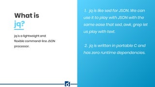 Introduction to JQ | PPT