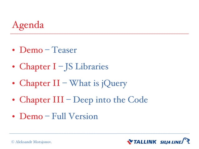 JS Libraries and jQuery Overview | PPT
