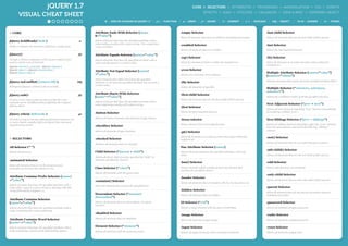 J query 1.7 cheat sheet | PPT