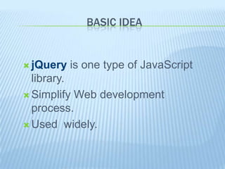 Jquery | PPT