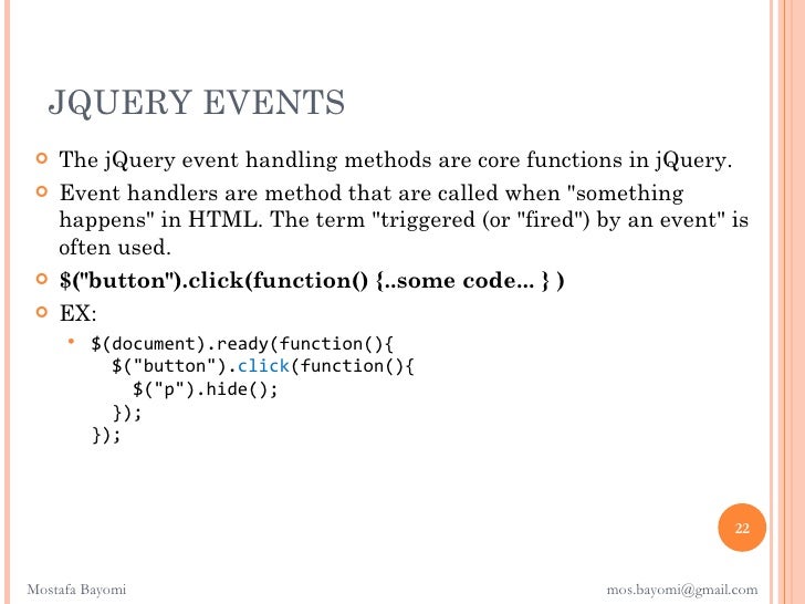Jquery 