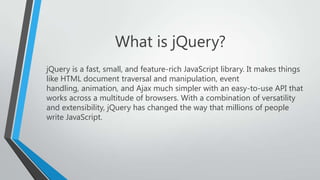 jQuery PPT | PPTX