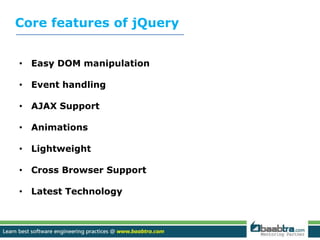 Jquery | PPT