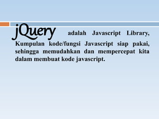J query | PPT