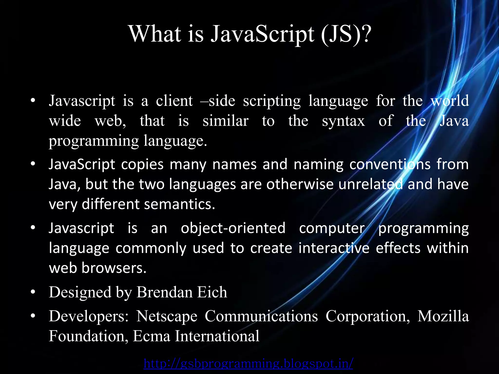 Introduction to Jquery | PPTX