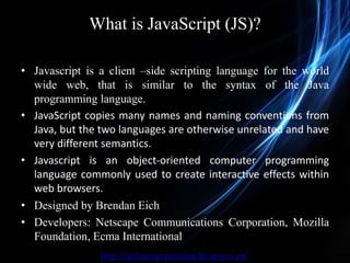 Introduction to Jquery | PPTX