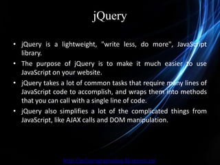 Introduction to Jquery | PPT