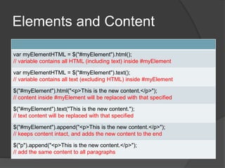Jquery-overview | PPT