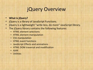 J query | PPT