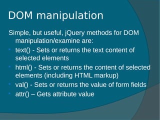 Introduzione JQuery | PPT