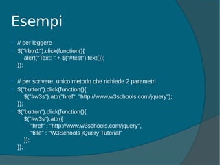 Introduzione JQuery | PPT