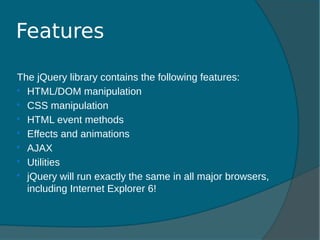 Introduzione JQuery | PPT