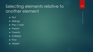 Introduction to jQuery | PDF