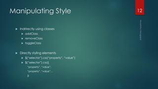 Introduction to jQuery | PDF