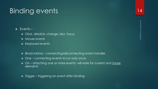 Introduction to jQuery | PDF