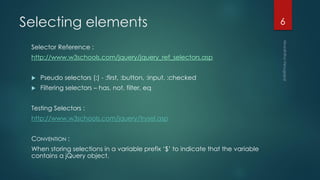 Introduction to jQuery | PPT
