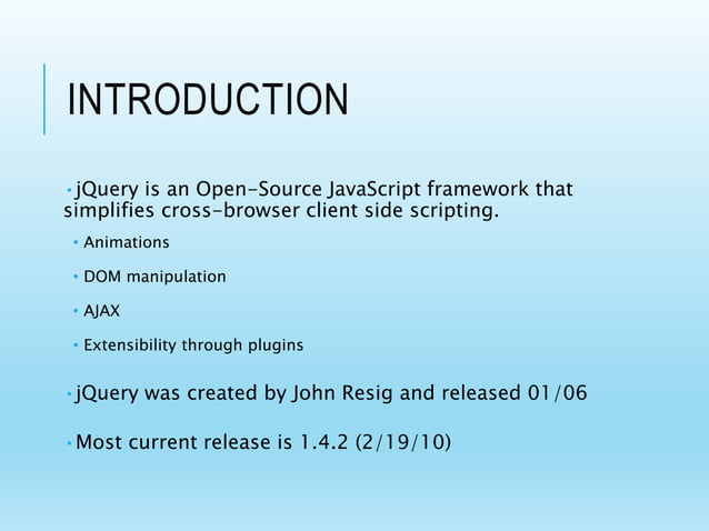 Jquery Complete Presentation along with Javascript Basics | PPT