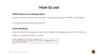 jQuery Evolution | PPTX