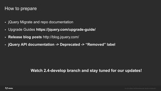 Migration to jQuery 3.5.x | PPT