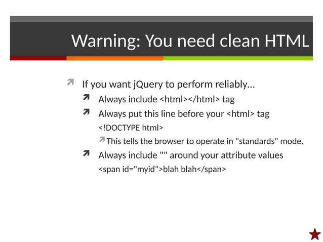 jQuery introduction/basic concept /welcome jQuery | PPT