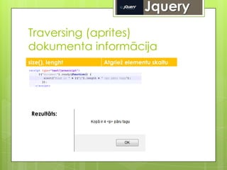 Jquery dokumenta-aprite | PPT