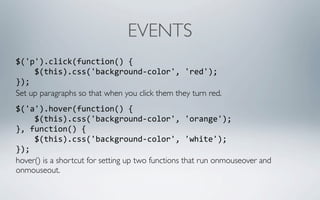 An introduction to jQuery | PPT